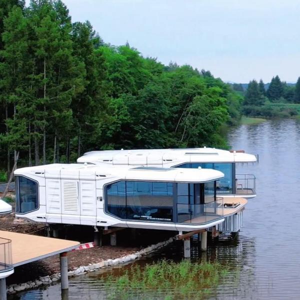 Quality Outdoor Prefab Space Capsule House for Hotel in 20'/40' Container Transport and for sale