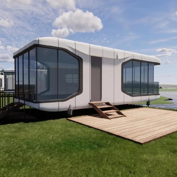 Quality 3D Model Design Modern Cabin House Space Capsule Modular Capsule Hotel for sale