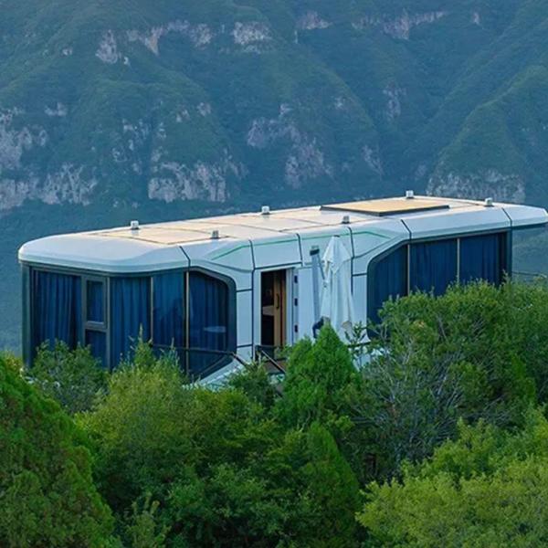 Quality Outdoor Cabin House Space Capsule Prefabricated Capsule Room for Hotel in 20'/40 for sale