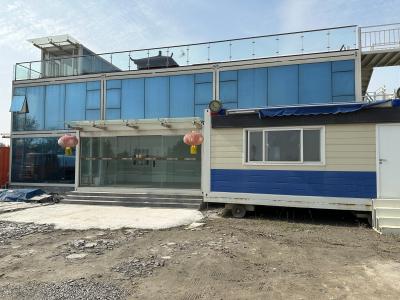 China Hotel 20FT/40FT Customized Low-Carbon Energy Saving Modular Steel Frame Flat Pack Container Homes with Insulation 2024 Design for sale
