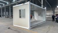 China Folding Container House 20ft 40ft Security Door Quick Installation Prefab Tiny House for Temporary Dormitory for sale