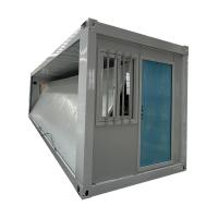 China Folding Container House 20ft 30ft 40ft Prefab Sandwich Panel Modular Workshop Solution for sale