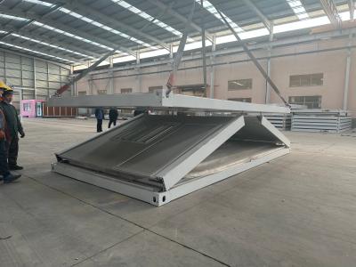 중국 안정적인 열 단열 방수 사전 제조 샌드위치 패널 모듈형 지그자크 접는 컨테이너 하우스 작업실 솔루션 판매용