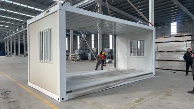 중국 안정적인 열 단열 방수 사전 제조 샌드위치 패널 모듈형 지그자크 접는 컨테이너 하우스 작업실 솔루션 판매용