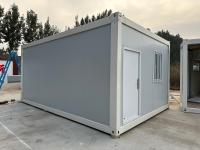 China Flat Pack Container House 40ft 20ft Modular Prefab Sandwich Panel Office Shop for sale