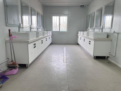 China Estrutura de aço galvanizado Casa de contêineres de vida de pacote plano em vários tamanhos com design à prova de água e fogo à venda