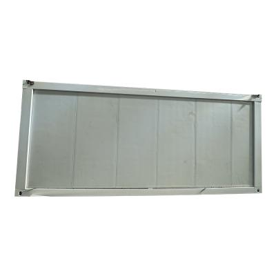 China Modern Design 20ft Prefabricated Modular Steel Frame Glass Wool Sandwich Panel Folding Container House for Fast Build for sale