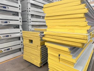 Cina Struttura in acciaio galvanizzato pannello sandwich casa contenitore a confezione piatta per dimensioni personalizzate e isolamento acustico staccabile in vendita