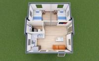 China Customized 20ft Expandable Container House Galvanized Steel Prefab Quick Installation for sale