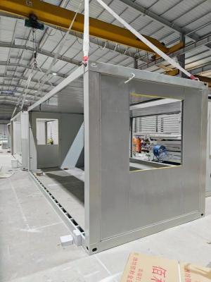 China Any Time House Mobile Prefab Camp White Folding Storage Container House for Custom Requirement Kitchen and Home Office for sale