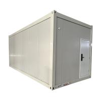 China Flat Pack Container House 20ft 40ft Prefab Hurricane Proof Quick Installation Galvanized Steel for sale
