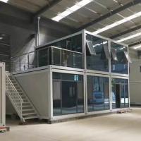 China Customizable Flat Pack Container House 20FT 40FT Prefab Office Dormitory Fast Install Waterproof for sale