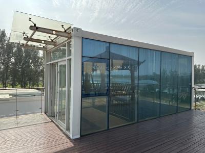 중국 전문 맞춤화 빠른 조립 플래트 패키지 저장 컨테이너 다기능 허리케인 증명 Prefab 홈 오피스 판매용