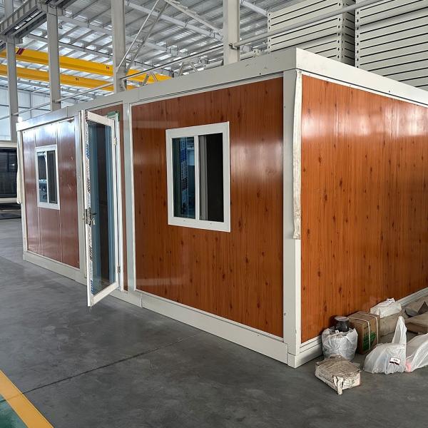 Quality Office Building Portable Extendable Container Home 20Ft Prefab Homes Expandable Container House with Free Layout Design for sale