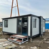 Quality Expandable Container House with Bathroom and Kitchen Luxurious 20ft 40ft Easy to Install Windproof Prefab Modular Building for sale