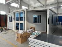 China Customized Steel Frame Expandable Container House 20FT 40FT for Construction for sale