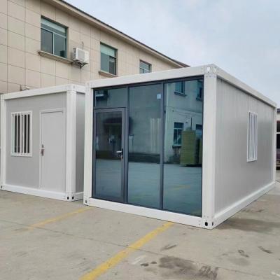 China Modern Simple Style Container House Safe Stable 20ft Modular Container Home for Large Bungalow Fabricated Homes Prefabricadas for sale