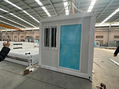 Cina Comodo contenitore pieghevole prefabbricato ufficio modulare Casa con tetto impermeabile e elettricità locale standard in vendita
