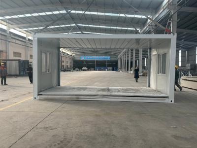 China 20FT/40FT aangepast metalen type prefab 1 2 3 slaapkamer snel opvouwbare opslag Container huis Garage met beveiligingsdeur Te koop