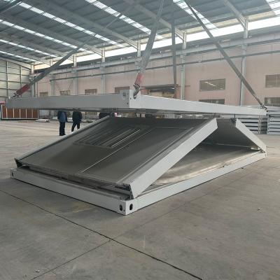 China Casa de campismo de eletricidade padrão local com caixa de dormir de design industrial e casa de estar de contêiner dobrável de 20 pés à venda