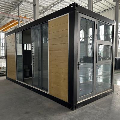 Cina Trasporto e carico 40ft Facile da installare Acciaio Flat Pack Piccola casa pannello sandwich Prefabbricato casa contenitore case in vendita