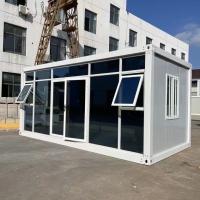 China Detachable Container House Villa Galvanized Steel Frame Fast Installation 20FT 40FT Custom for sale