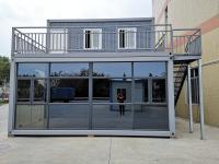 China Detachable Container House Villa Galvanized Steel Frame Fast Installation 20FT 40FT Custom for sale
