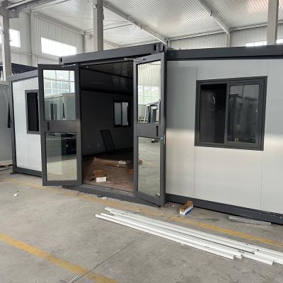 China Verplaatsbaar, winddicht, uitbreidbaar, mobiel prefab huis met flexibel samengesteld sandwichpaneel Te koop