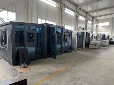 Cina Casa di contenitori espandibile di 40 piedi casa pieghevole con porta di sicurezza in vendita