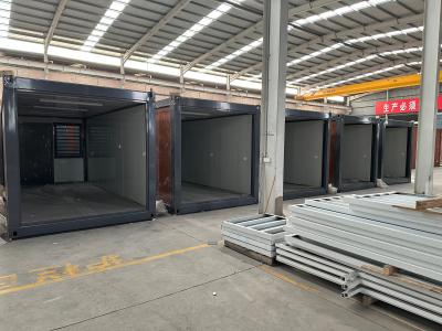 China 40ft Sandwich Panel Foldable Container House Prefabricated House Folding Container House for sale