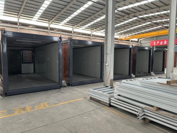 Quality 40ft Sandwich Panel Foldable Container House Prefabricated House Folding for sale