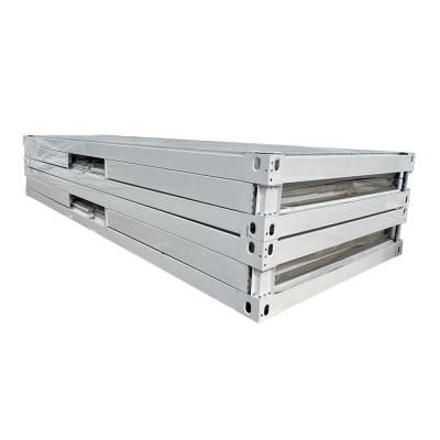 China Apartamento Habitação Alta Vento Classificação Container pré-fabricado Casa dobrável com montagem flexível instalação à venda