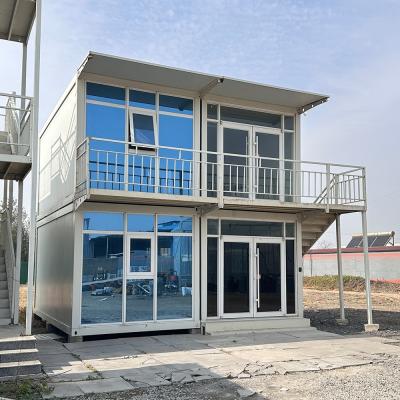 中国 迅速な設置 鋼筋構造 プリファブ 自作 豪華別荘 2階建て 装着コンテナ 販売のため