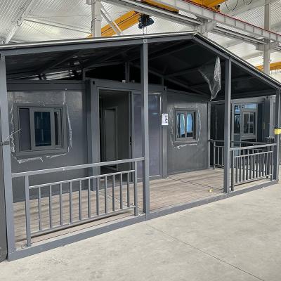 China Casas pré-fabricadas com estrutura de aço espessa 40 Ft 20 Ft Espaço portátil Casa expansível com multifunção à venda