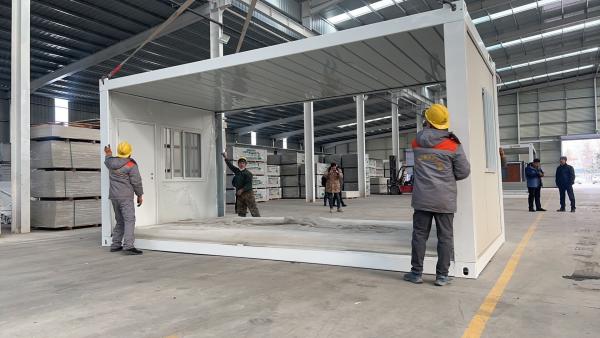 Quality Steel Sandwich Panel Multi-function Insulated Fold Out Container House Prefab for sale