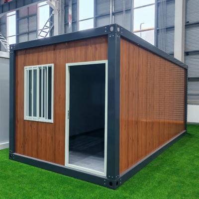 China Security Door Outdoor Modular Container House with Customized Color and Top Roof Water Proof for sale
