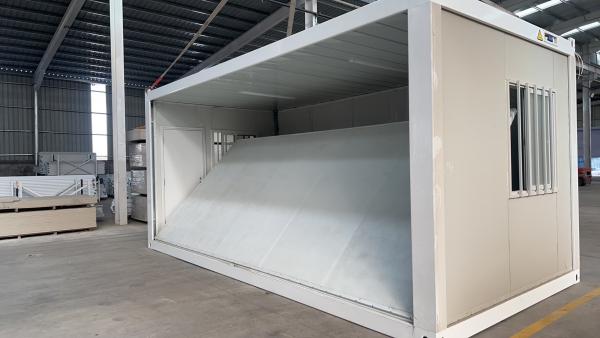Quality Aluminum Window Top Fashion Z Folding Container House with Fast Install for sale