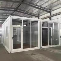 China Rectangle Fast Install Detachable Container Office 5950x3000x2800mm Steel Frame for sale