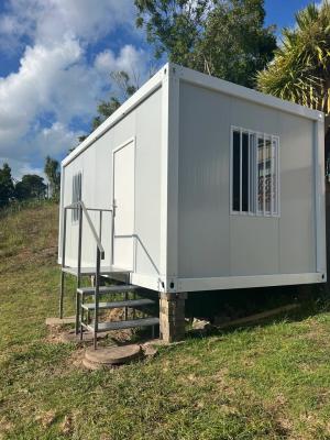 China Kiosk Makkelijk te monteren Modulaire afneembare containerhuizen met standaarddikte Te koop