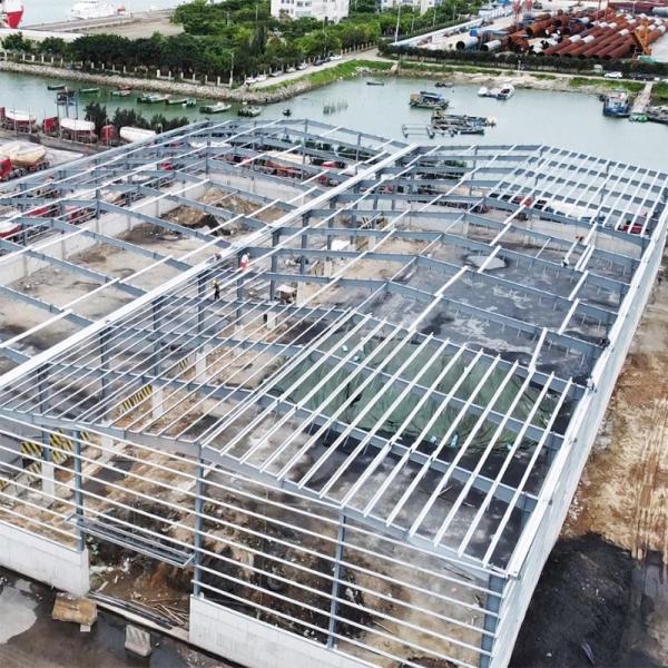 Quality Light Steel Q345 Q235 Prefabricated Steel Structure Metal Warehouse with Easy for sale