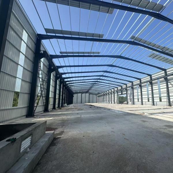 Quality Light Steel Q345 Q235 Prefabricated Steel Structure Metal Warehouse with Easy for sale