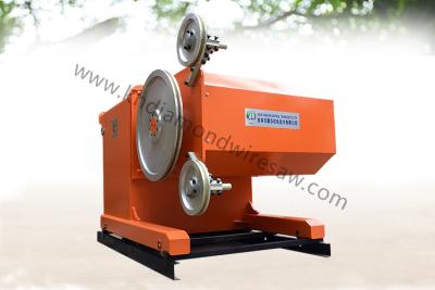 China New hydraulic cutting marble rock diamond wire saw machine 75KW for sale