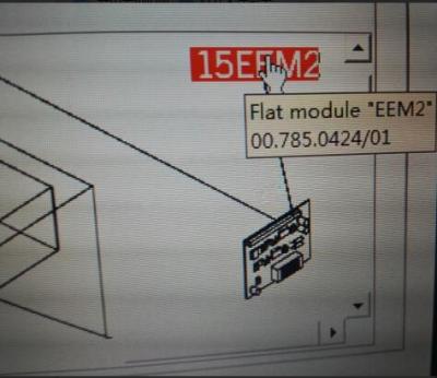 China 00.785.0424 EEM2 board SM102 CD100 SM74 SM52 flat modlue eem2 MV.052.158 for sale