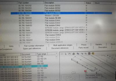 China 00.785.1043 Flat module IDEB2 board 00.779.2238 SM102 CD102 CX102 machine IDEB2 card original parts for sale