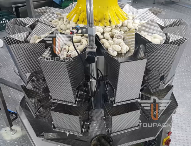 65 WPM Multihead Weigher Packing Machine 10'' Color Touch Screen 1