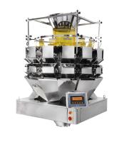 China Multihead Automatic Cheese Packaging Machine 14 Head 0.1g Accuracy Sticky Food Weigher for sale