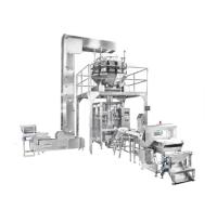 China Automatic 4 Cartons Multihead Weigher Packing Machine 10 Head Coffee Bean Packaging for sale