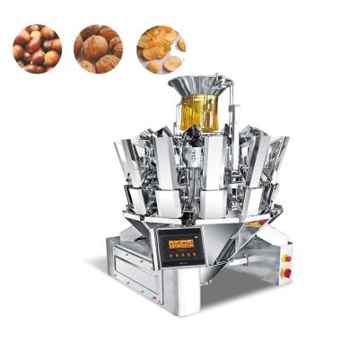 China PLC Multihead Weighing Machine Multi Head Scales For Puffer Food Fruit for sale