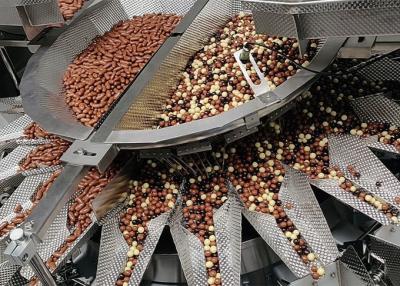 China De kleverige Weger van Voedselmultihead voor van het Glutencroutons van Fruitsnacks de Banaan Chips Cotton Candy Popcorn Puffs Foxnuts Te koop