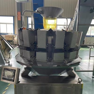 Cina Macchina imballatrice congelata Dimple Weighing Scale For Seafood del pesatore di Multihead di 10 delle teste 1.6l 2.5l alimenti del saltatore in vendita